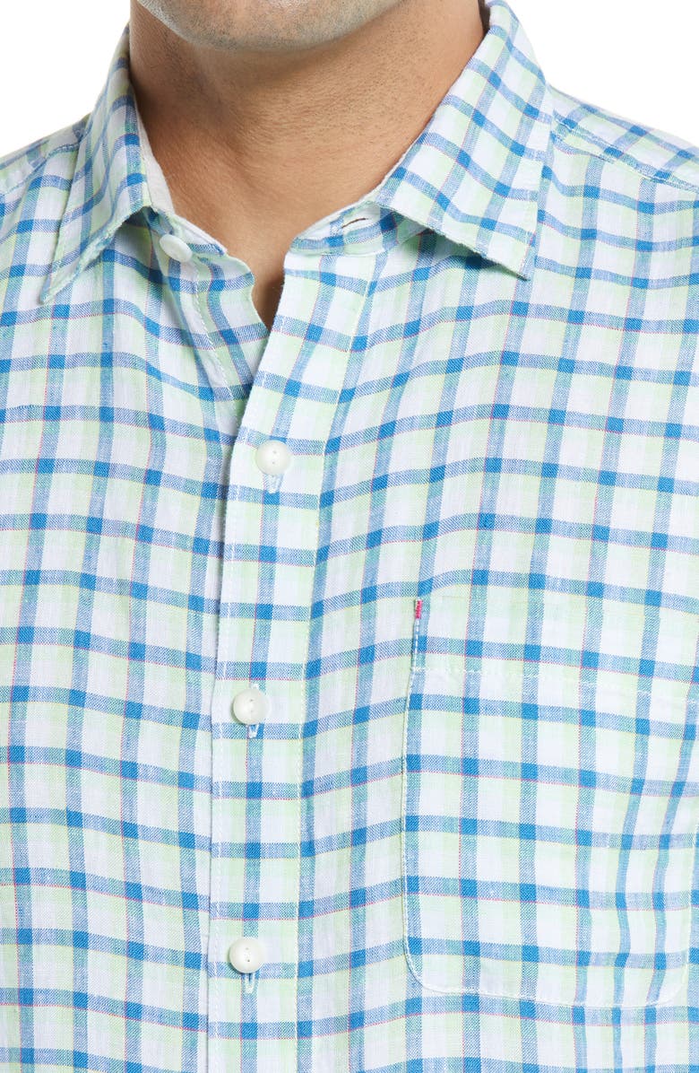 Tommy Bahama St. Croix Check Short Sleeve Button-Up Shirt | Nordstrom