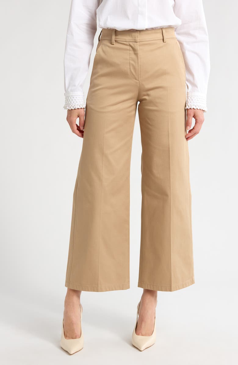 Valentino Garavani High Waist Stretch Cotton Pants | Nordstromrack