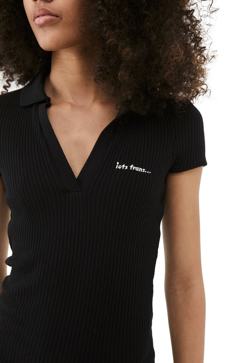 Iets Frans Ribbed Polo Minidress | Nordstromrack