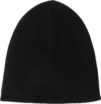 Amicale Cashmere Double Layer Rib Knit Hat | Nordstromrack
