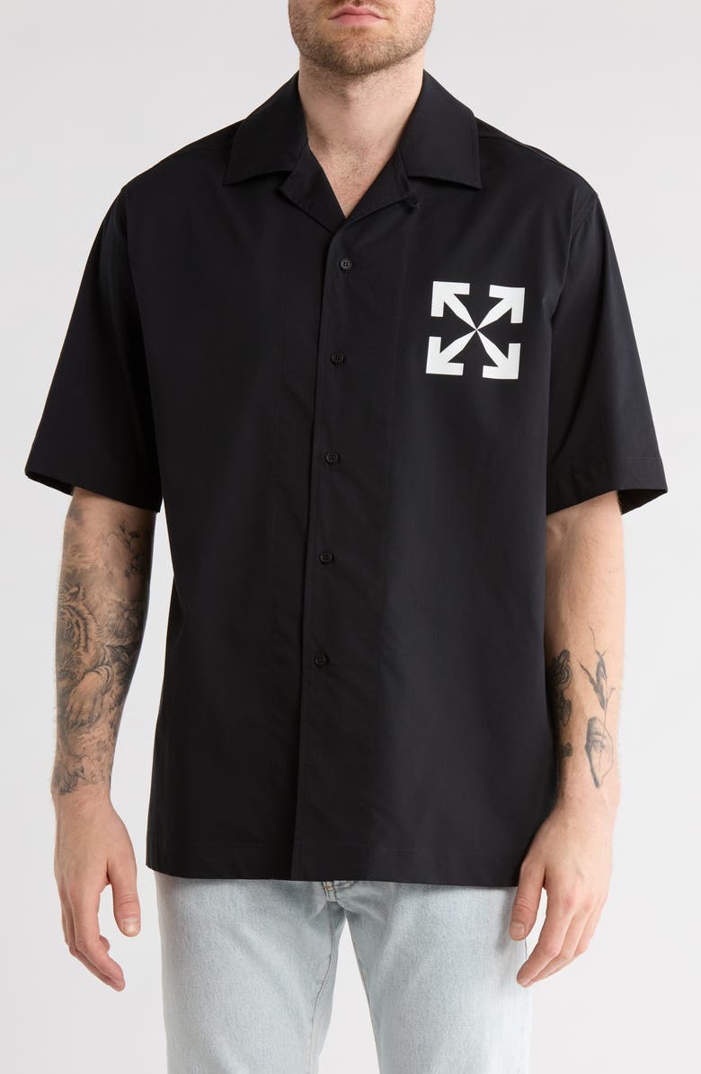 Off-White Single Arrow Holiday Camp Shirt | Nordstromrack