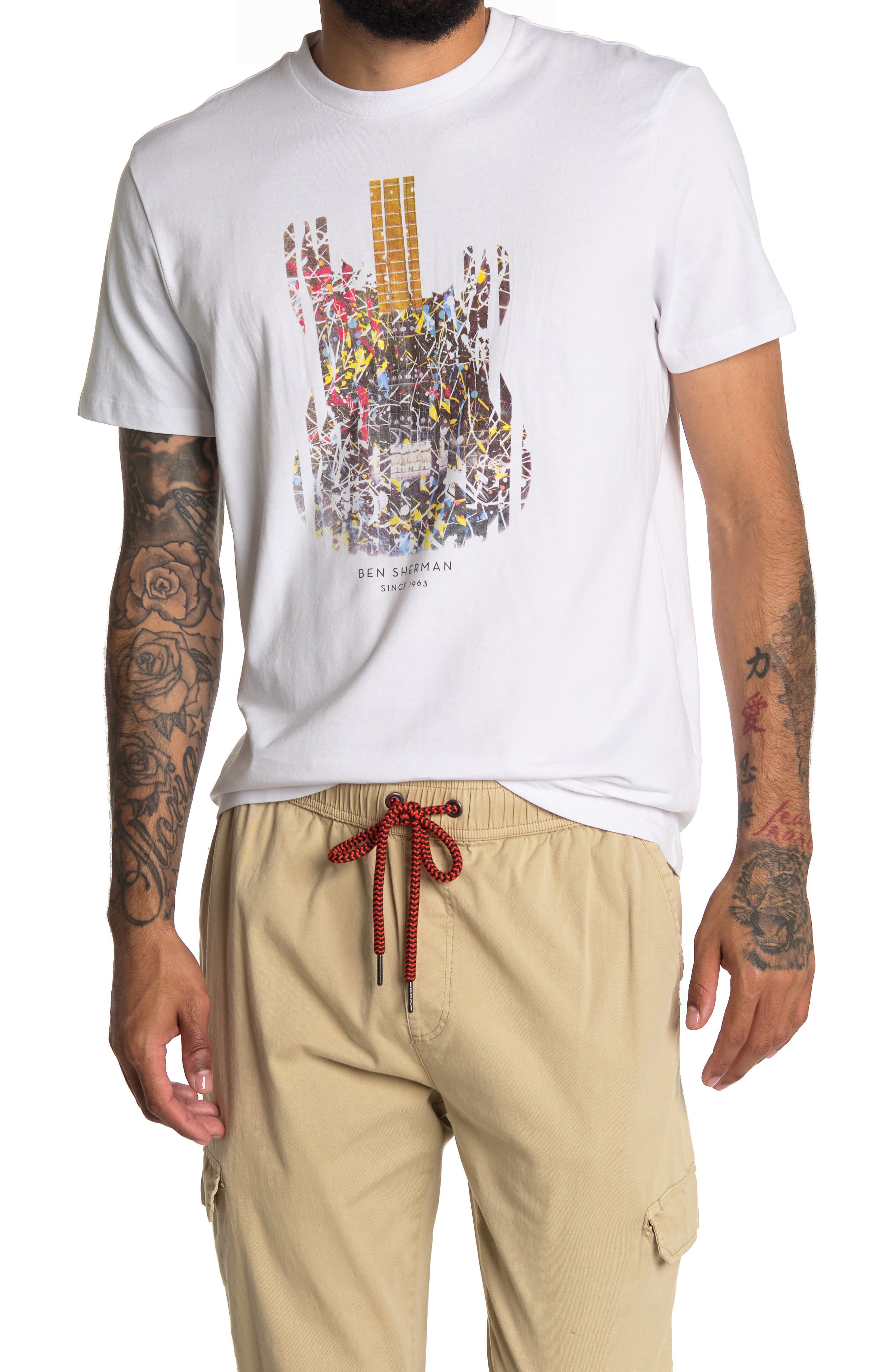 Ben Sherman Men's Painted Guitar Graphic Tee | Nordstromrack