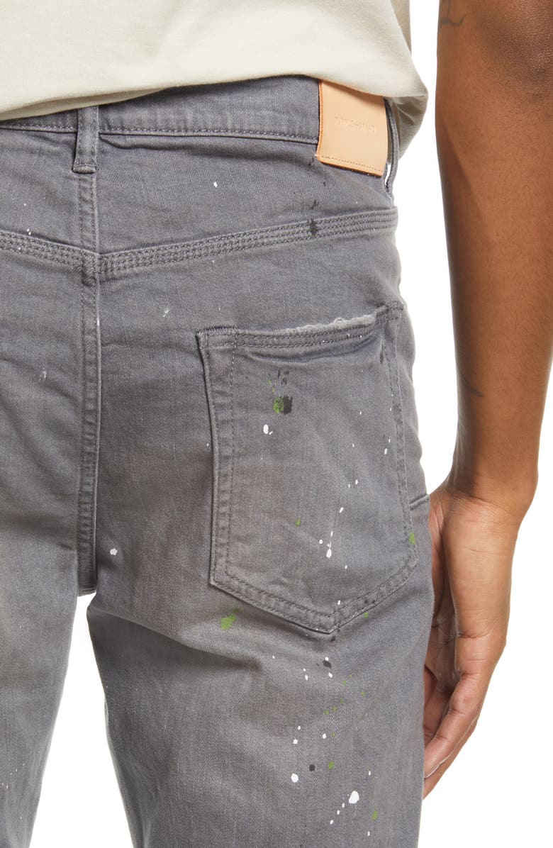 PURPLE BRAND Paint Splatter Skinny Jeans | Nordstromrack