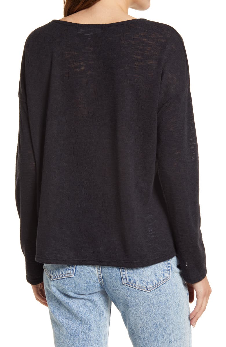 Treasure & Bond Structured Knit Tunic Top | Nordstromrack