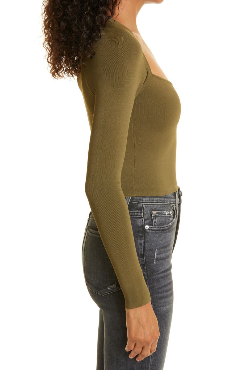 Alice + Olivia Gita Queen Anne Neck Crop Sweater | Nordstromrack