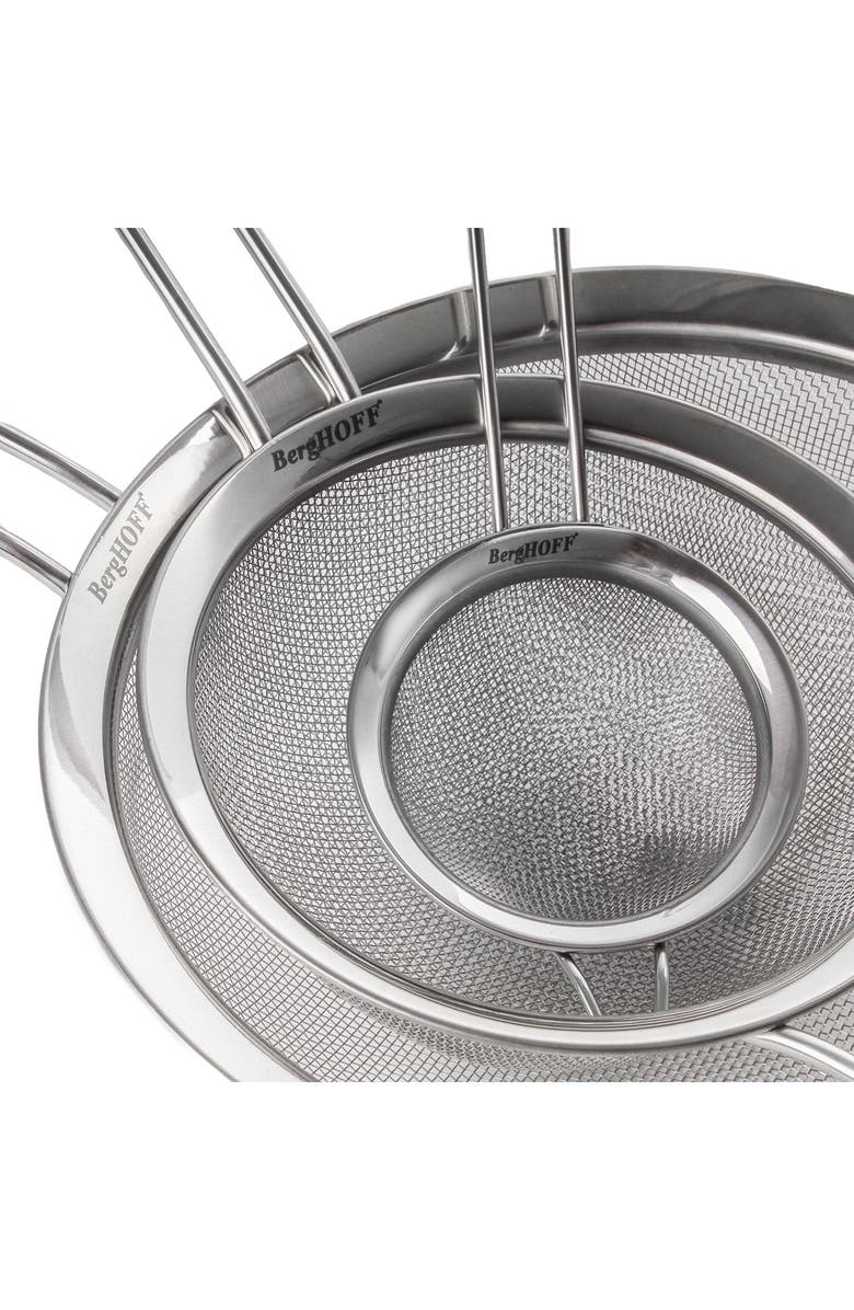 BergHOFF Stainless Steel Mesh Strainer 3-Piece Set | Nordstromrack
