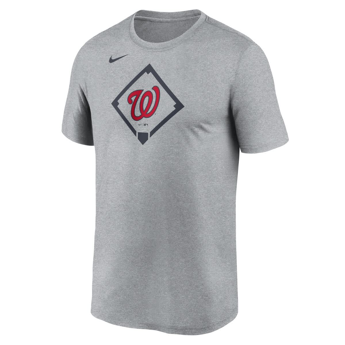 Nike Men's Nike Heather Gray Washington Nationals Icon Legend ...