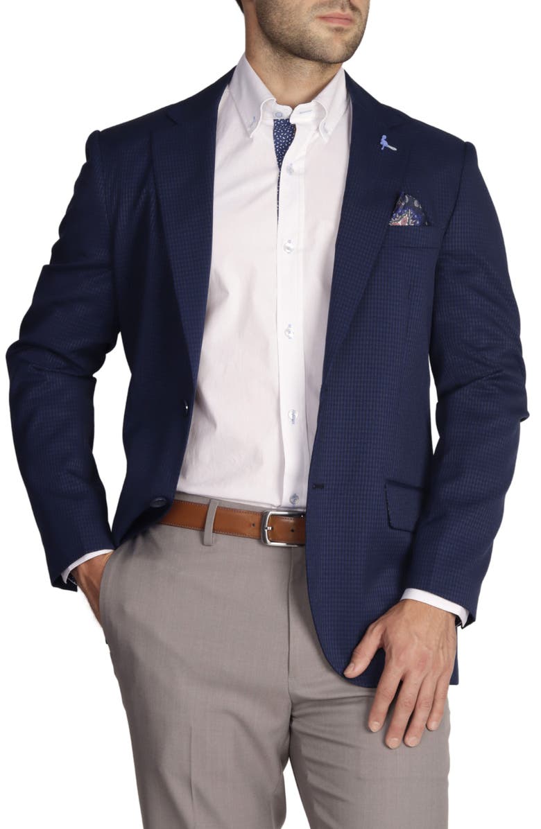 TailorByrd Navy Mini Check Sportcoat | Nordstromrack