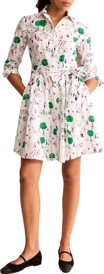 Boden Amy Long Sleeve Shirtdress | Nordstrom