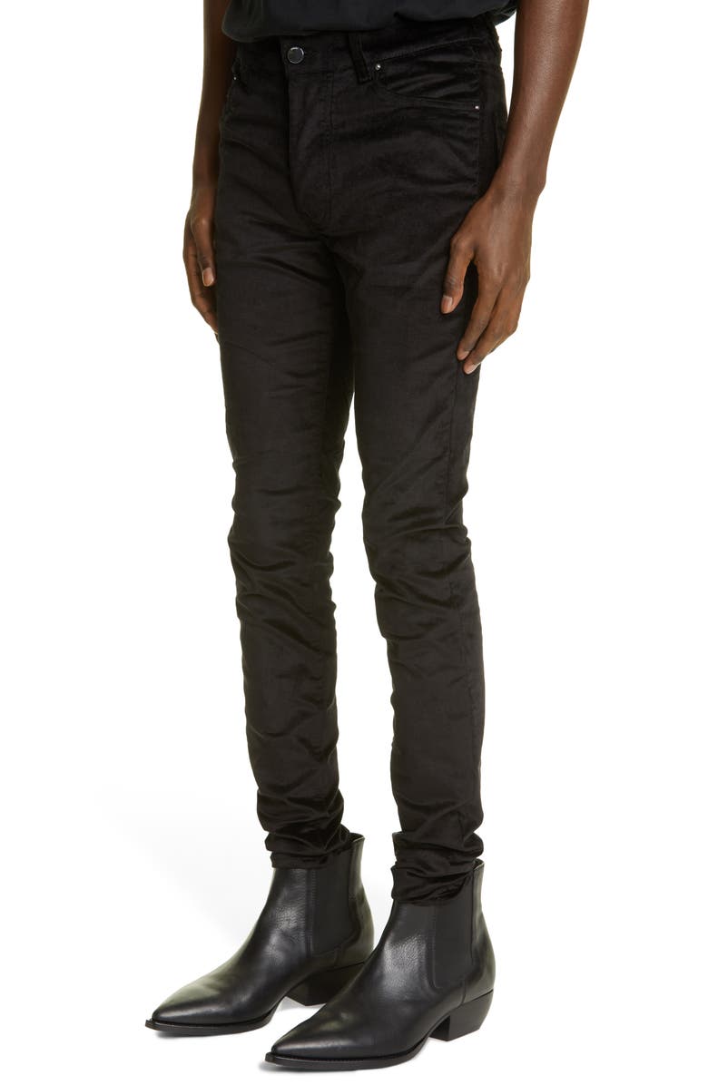 AMIRI Men's Velour Skinny Pants | Nordstrom