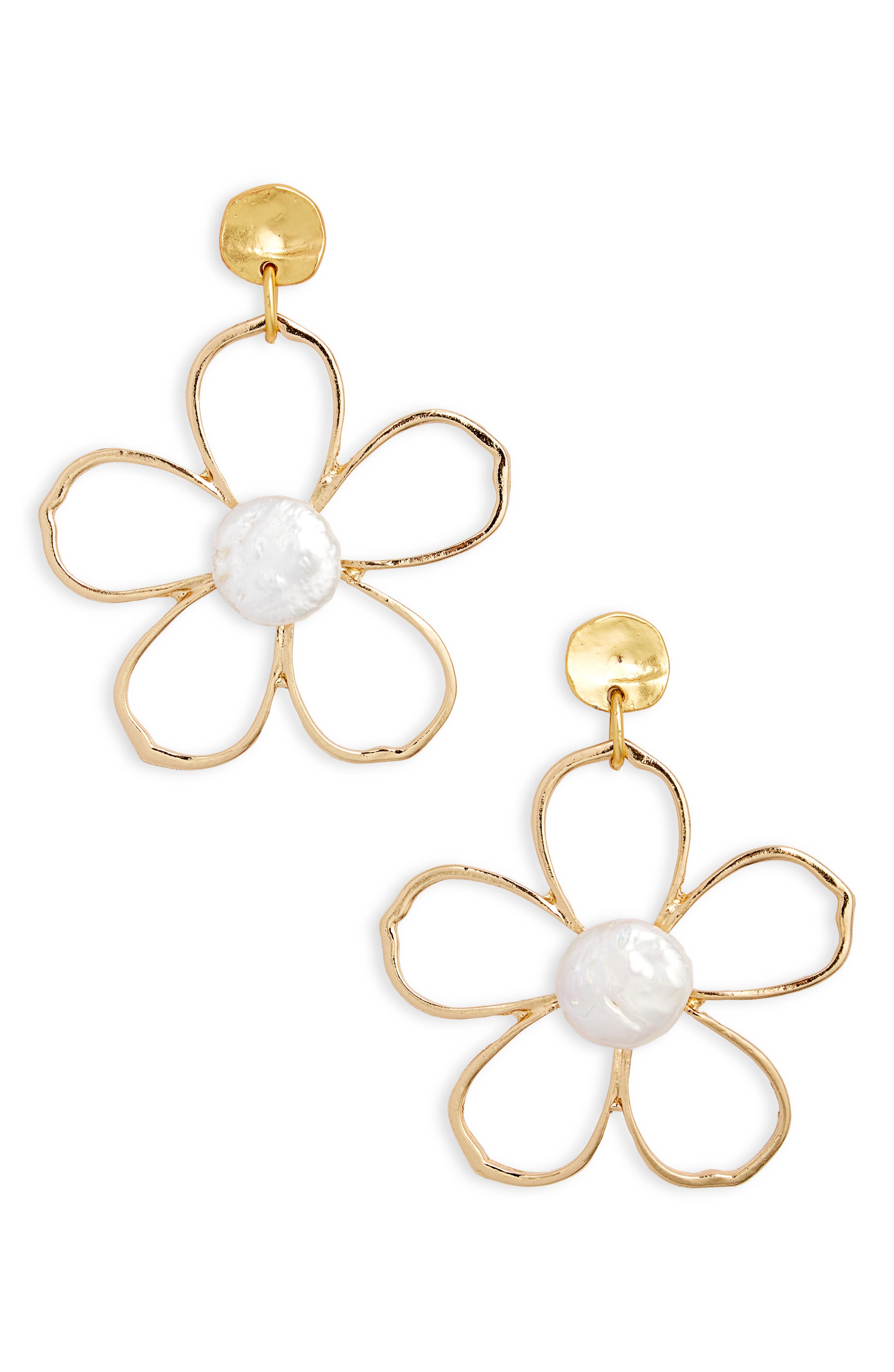 Karine Sultan Flower Drop Earrings | Nordstrom