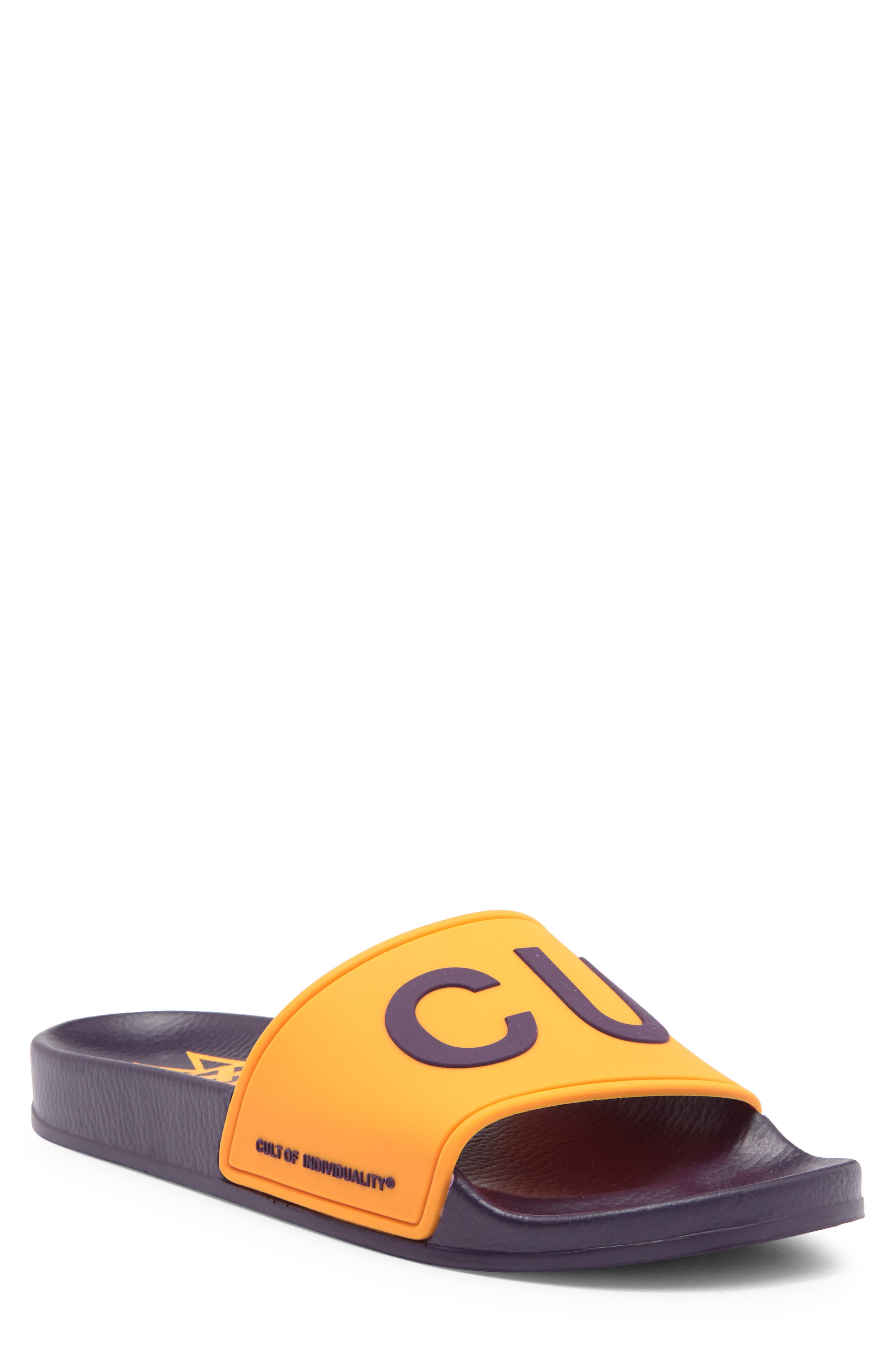 Cult of Individuality Slide Sandal with Socks (Men) | Nordstromrack