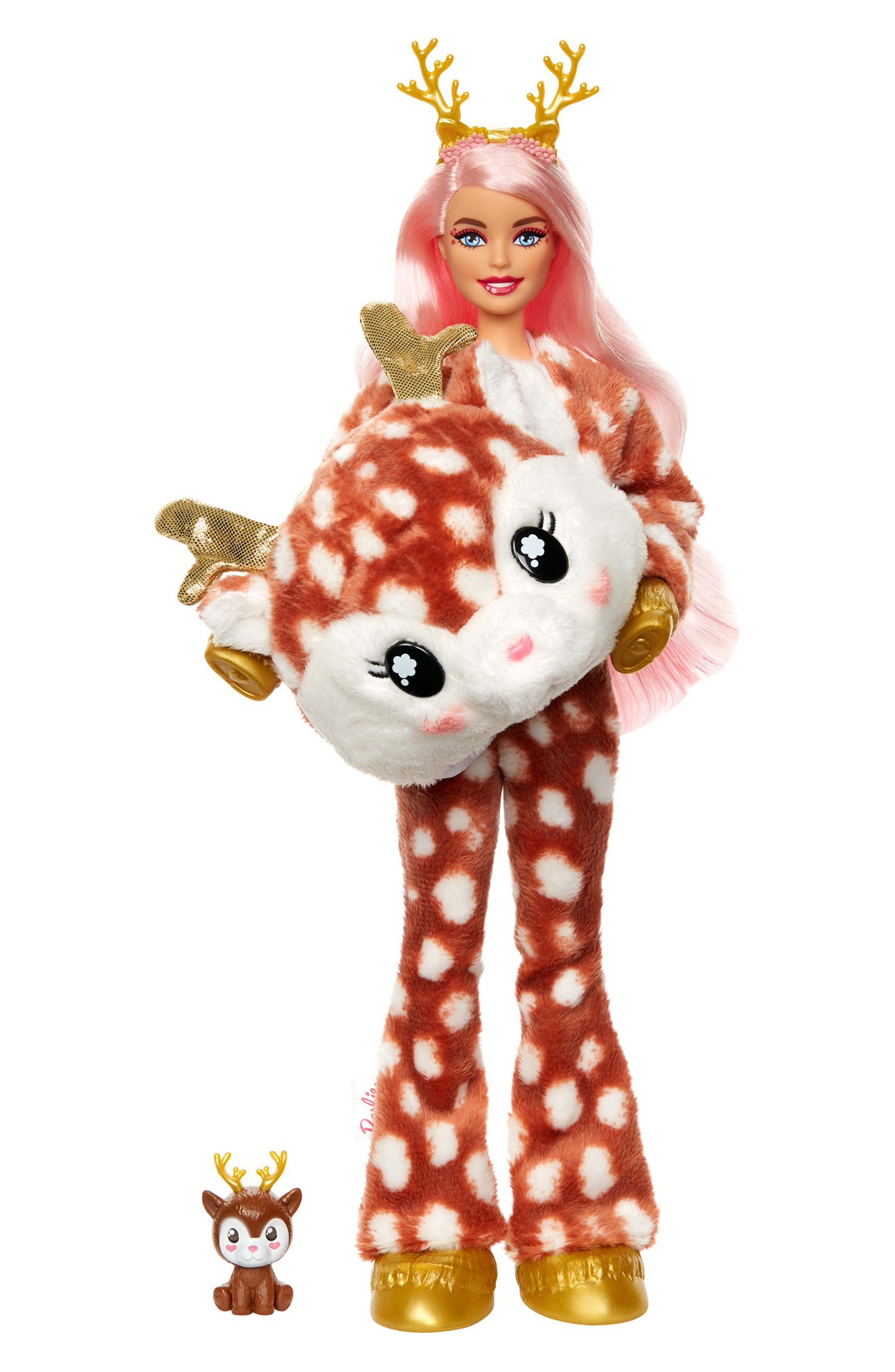 Mattel Barbie® Cutie Reveal Snowflake Sparkle Series Doll - Deer ...