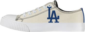 FOCO Women's FOCO Cream Los Angeles Dodgers Low Top Canvas Shoes ...