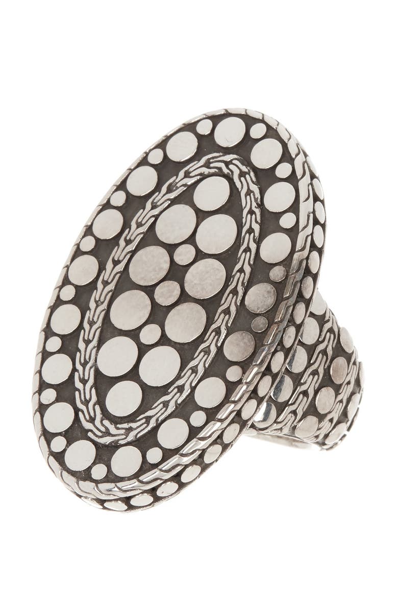 John Hardy Oval Dotted Sterling Silver Ring - Size 7 | Nordstromrack