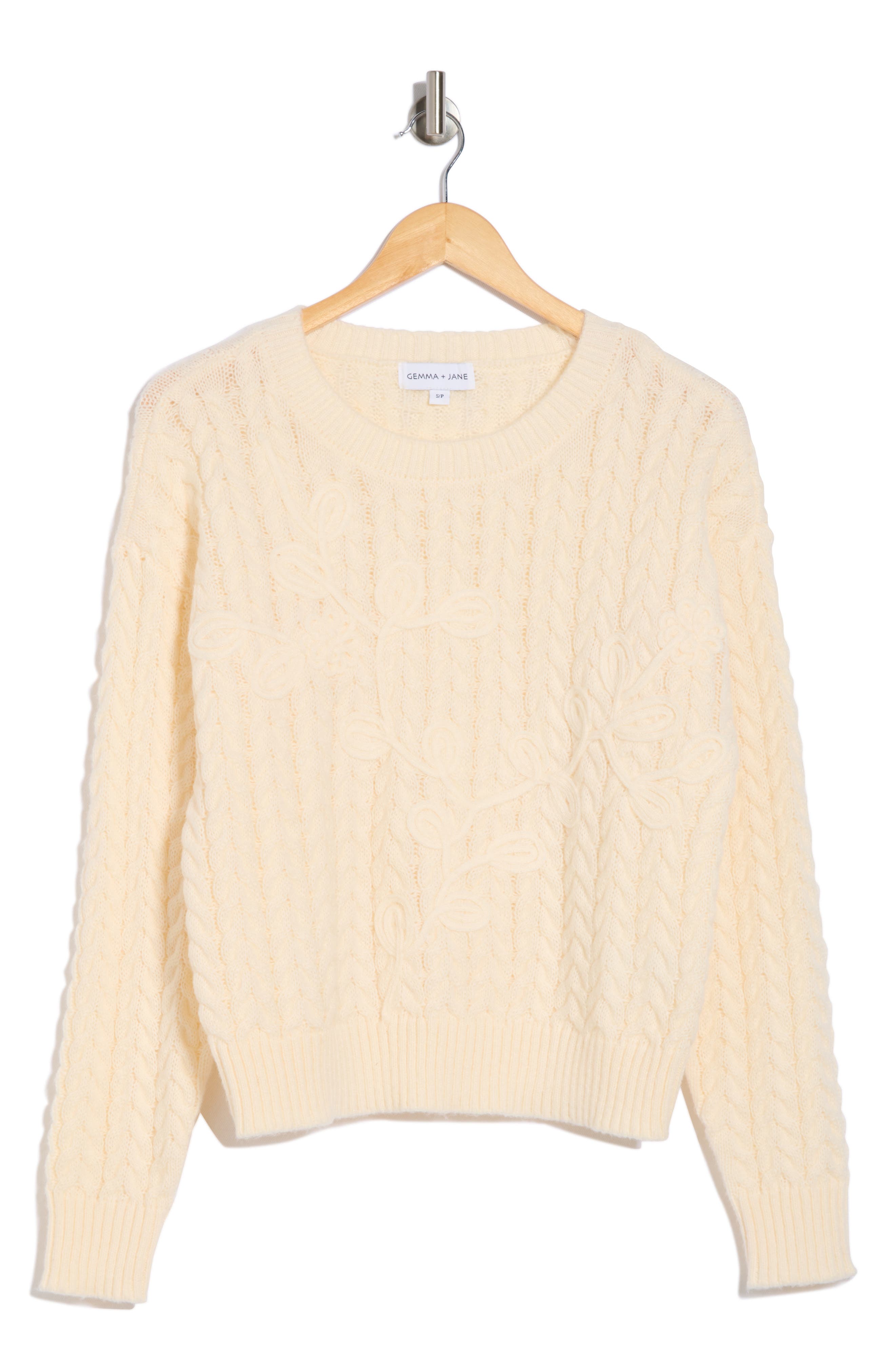 Gemma + Jane Cable Knit Sweater | Nordstromrack