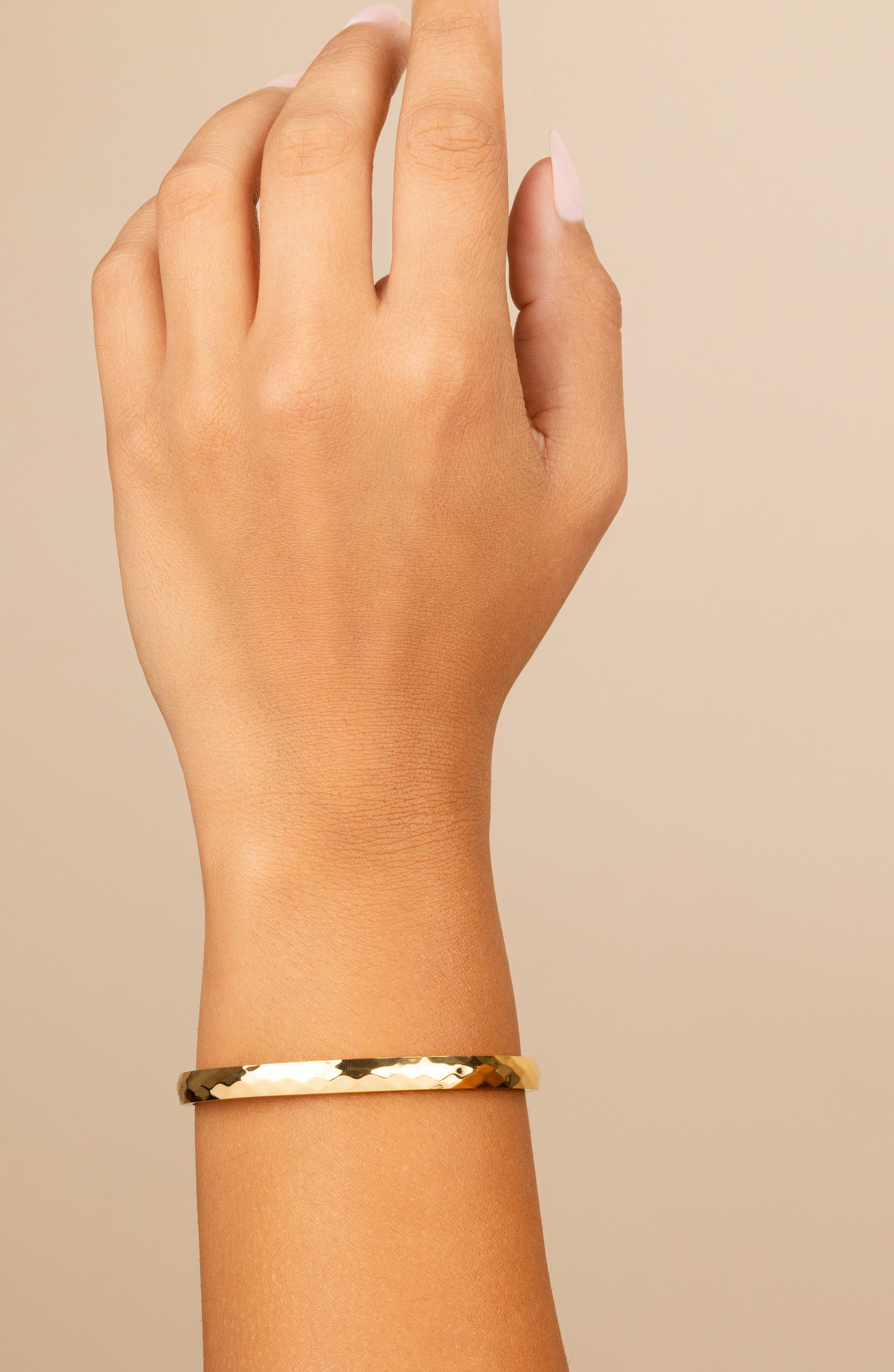 Sterling Forever Verlyn Hammered Bangle Bracelet | Nordstromrack