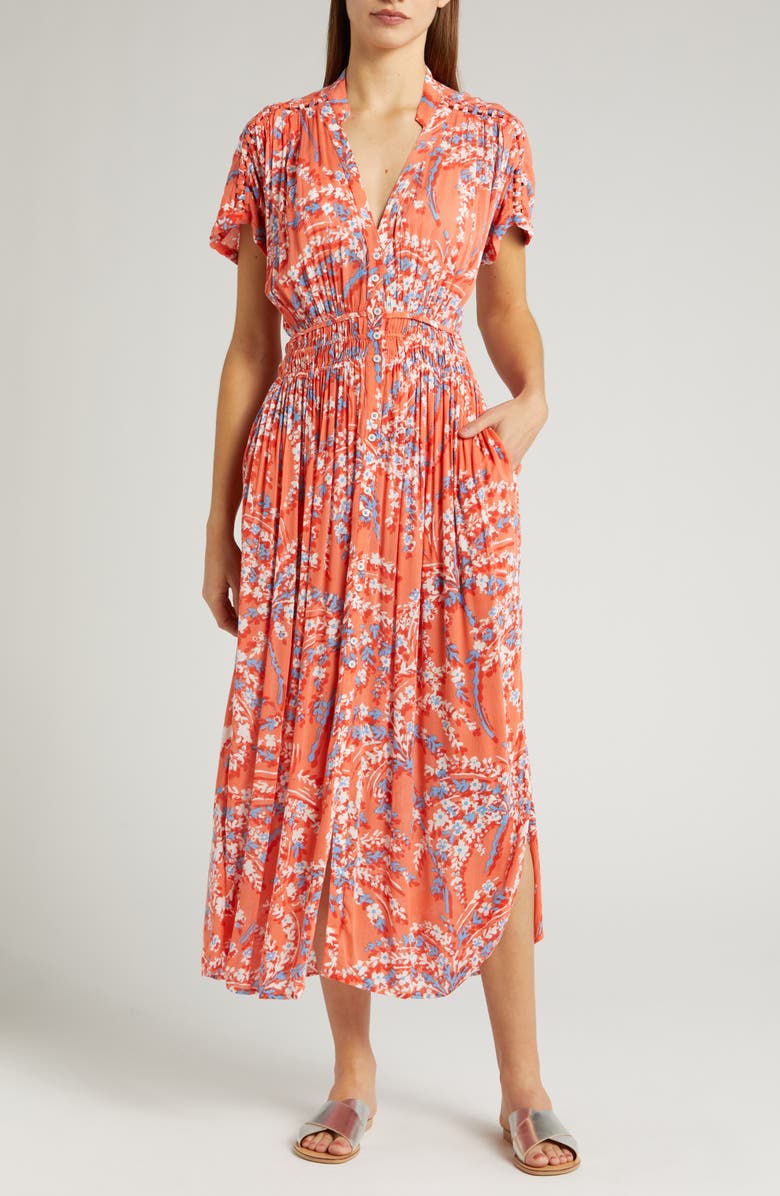 Poupette St Barth Becky Floral Cover-Up Dress | Nordstromrack