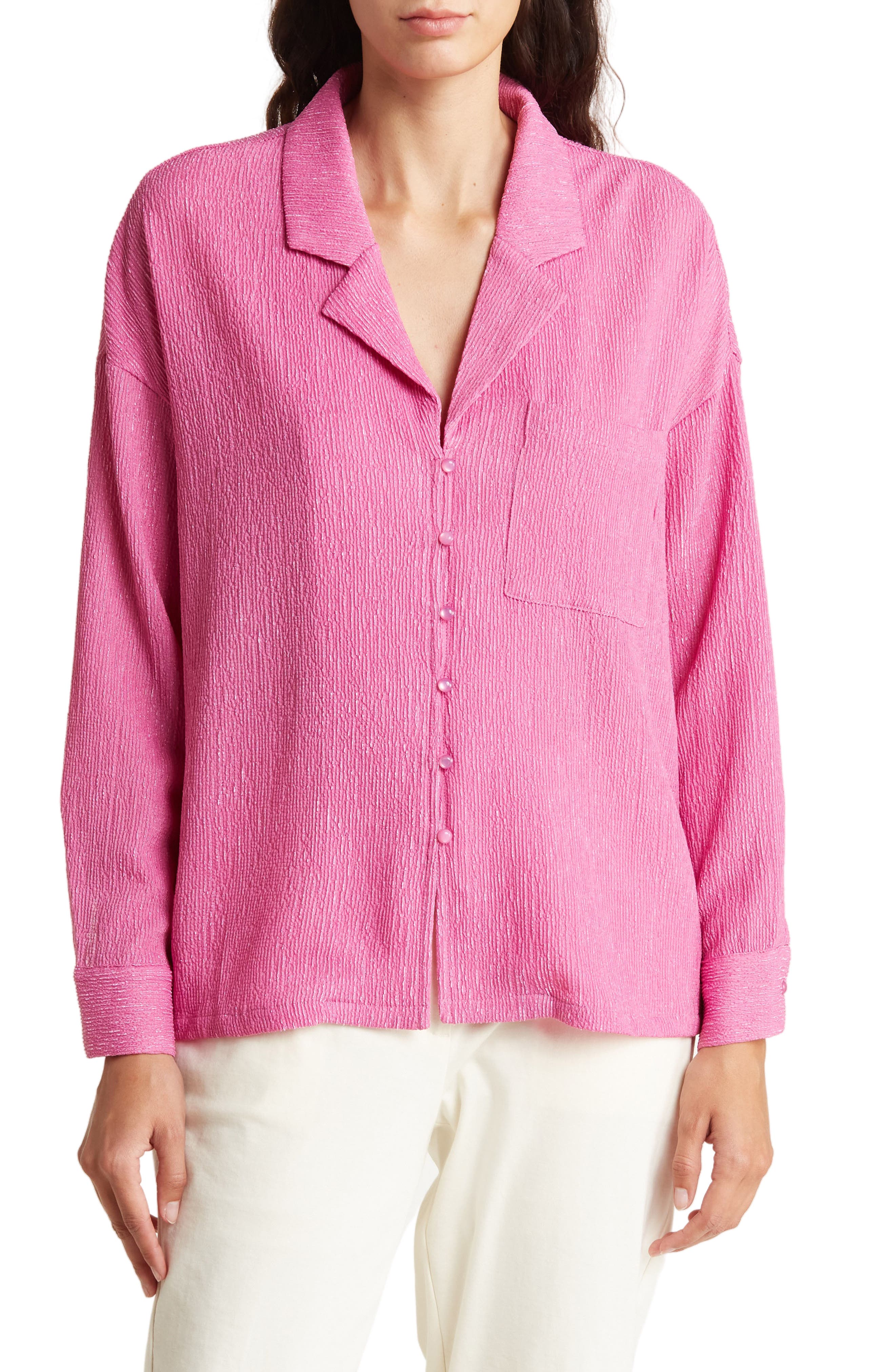 LUMIERE Notch Collar Top | Nordstromrack