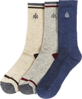 Rainforest Heathered Knit Crew Socks - Pack of 3 | Nordstromrack