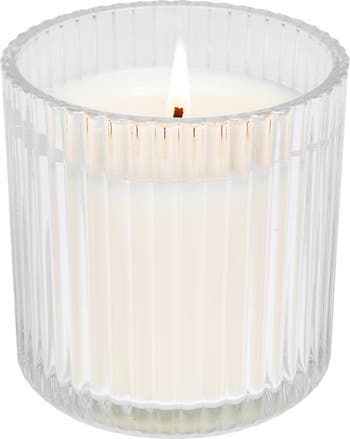 SWEET WATER DECOR Warm & Cozy Rib Glass Candle | Nordstromrack