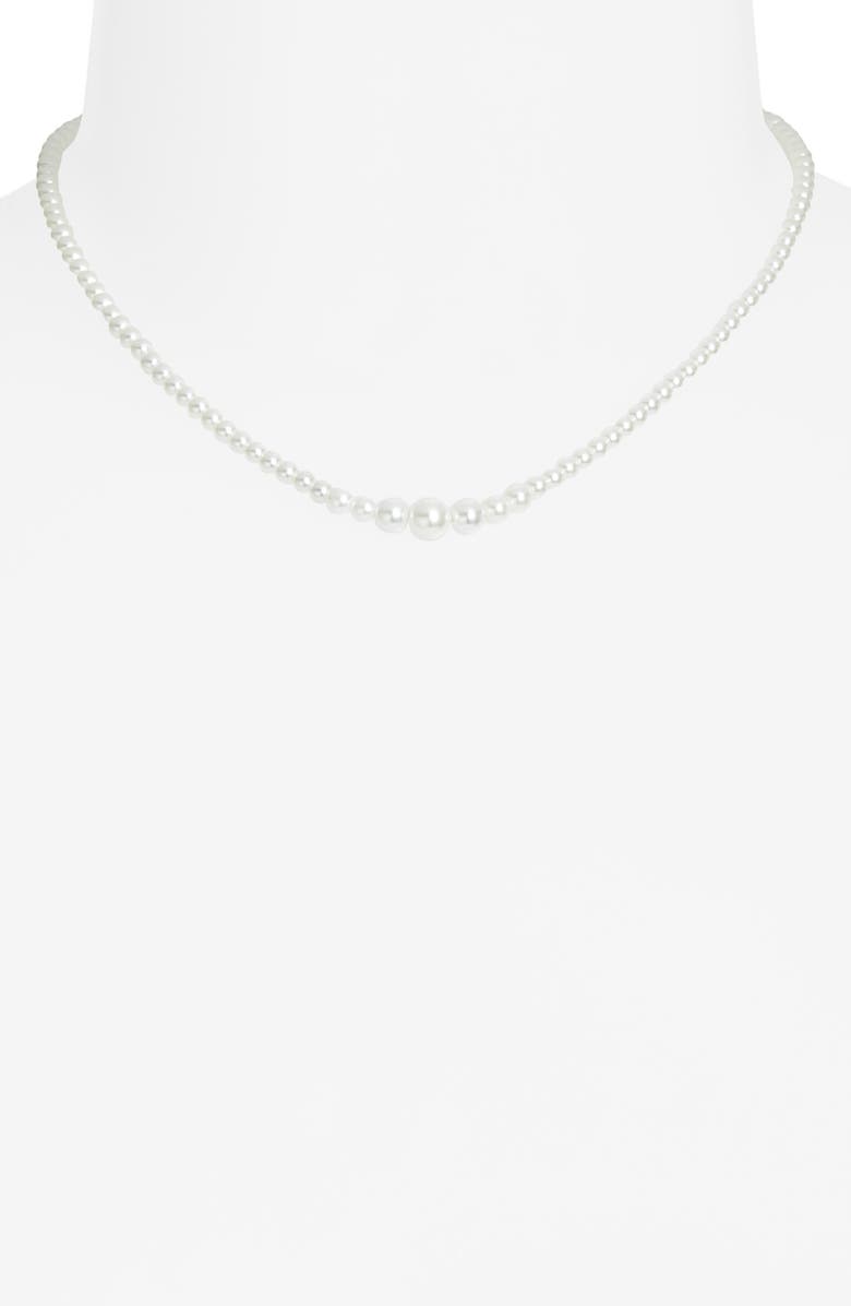 Nordstrom Graduated Faux Pearl Necklace | Nordstromrack