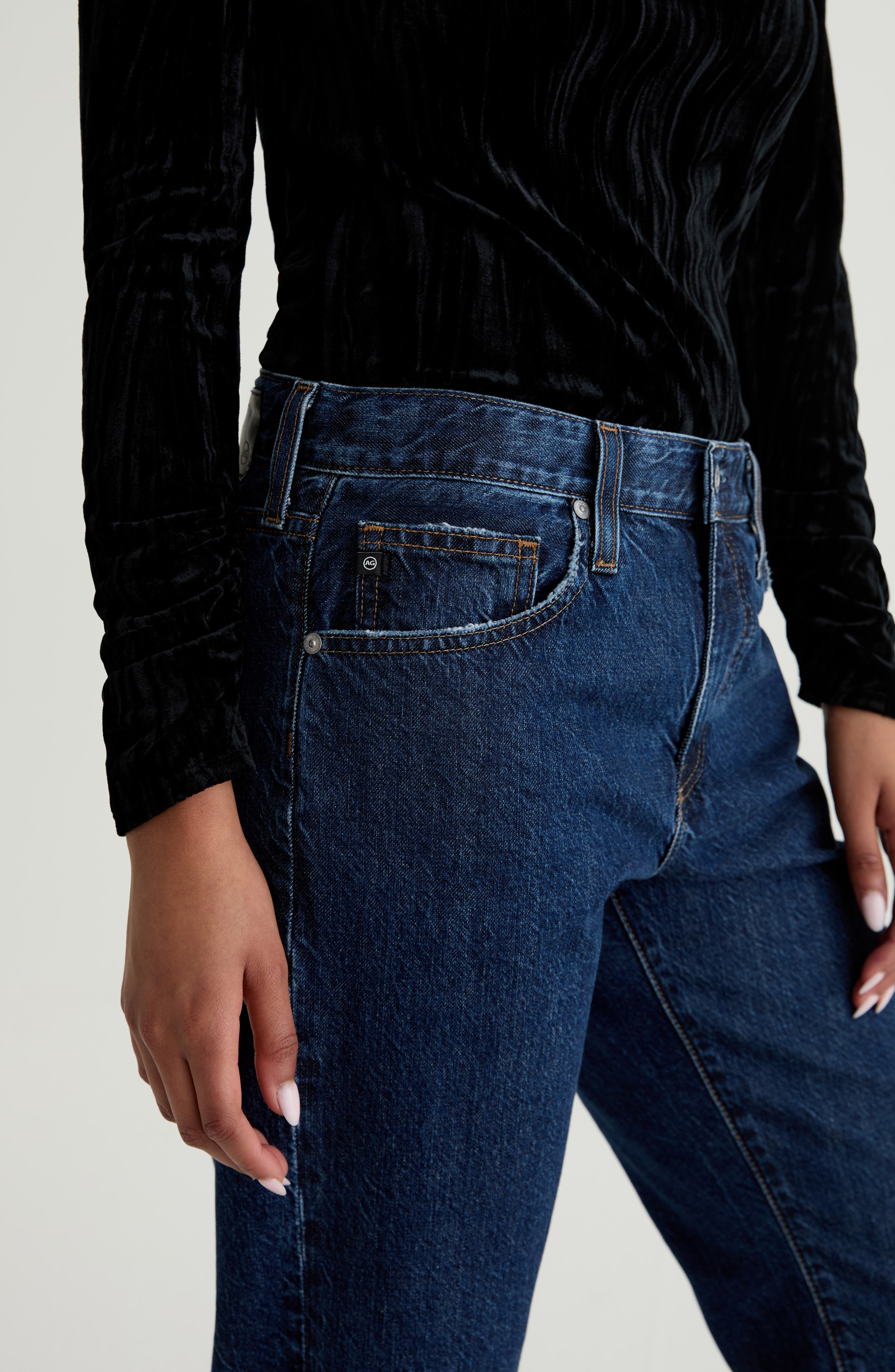 AG The Boyfriend Mid Rise Relaxed Straight Leg Jeans | Nordstrom