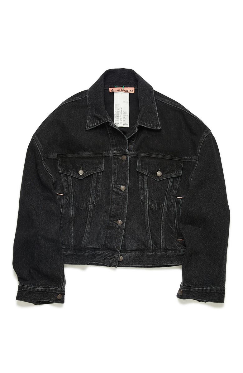 Acne Studios Women's Morris Crop Denim Jacket | Nordstrom