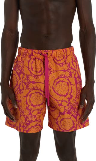 Versace Barocco Print Swim Trunks | Nordstrom