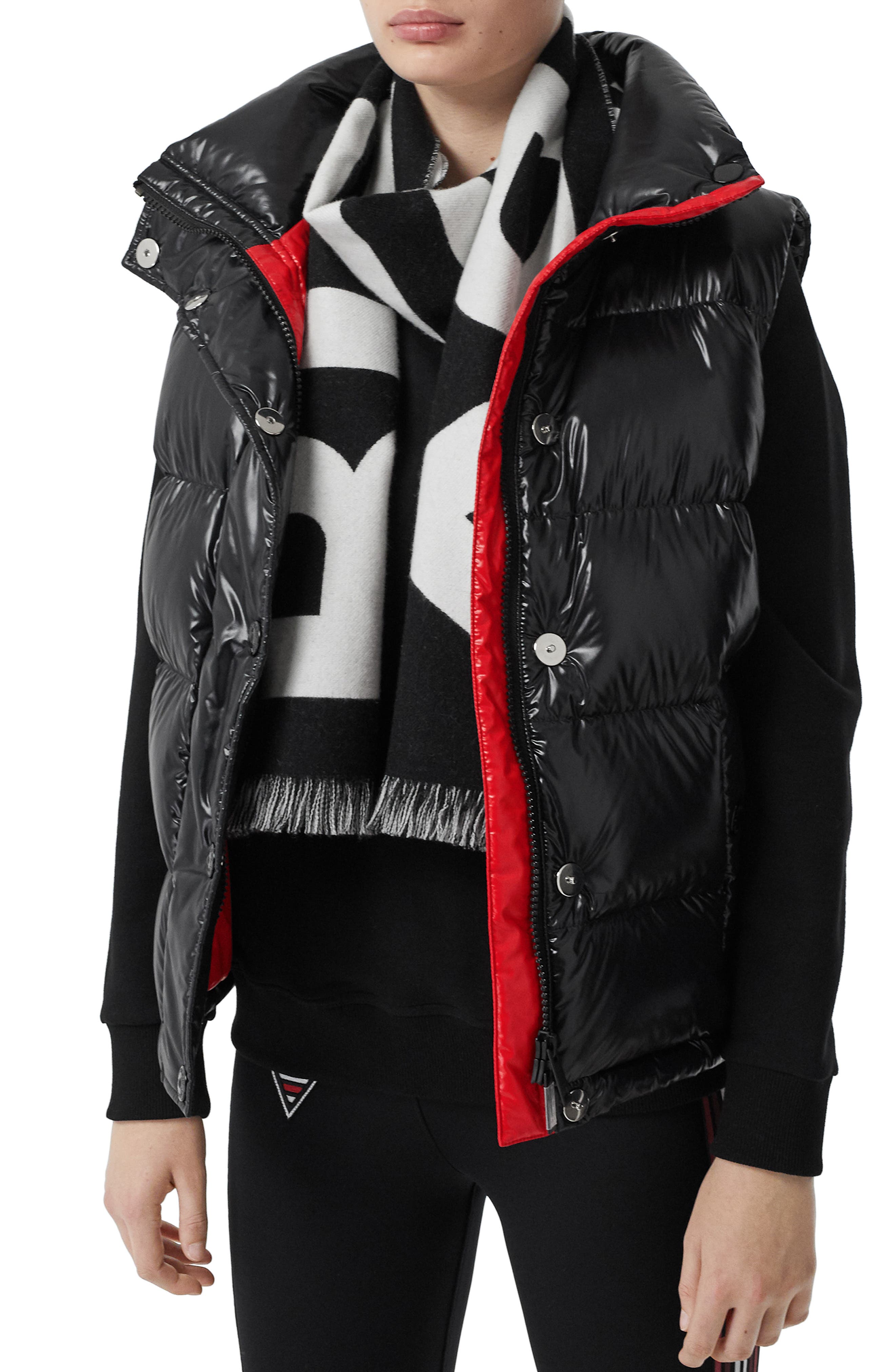 Burberry Logo Jacquard Wool Football Scarf | Nordstrom