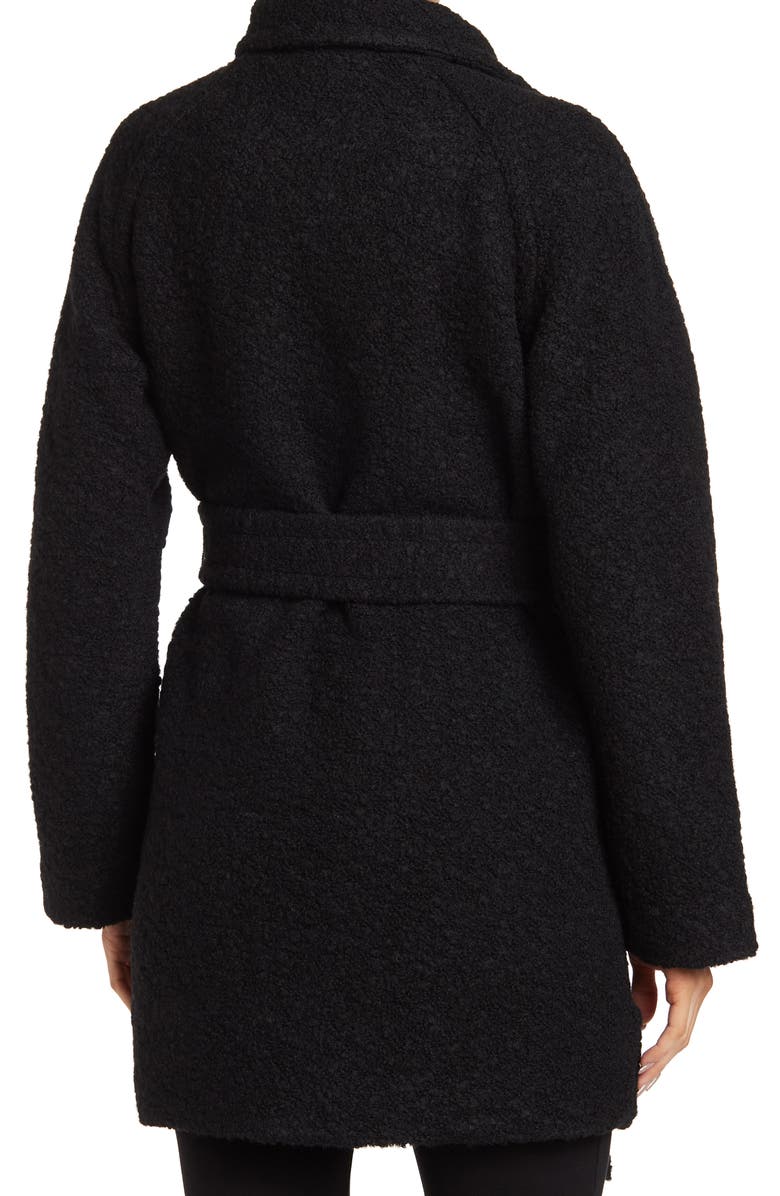 Ganni Boucle Wool Wrap Coat | Nordstromrack