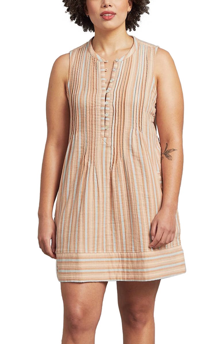 Faherty Isha Pintuck Organic Cotton Minidress | Nordstromrack