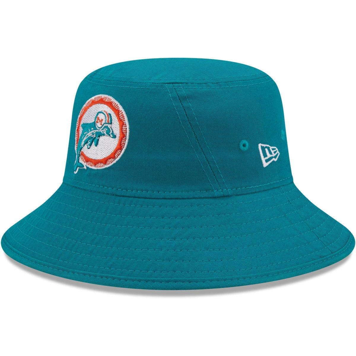 New Era Men's New Era Aqua Miami Dolphins Logo Bucket Hat | Nordstrom