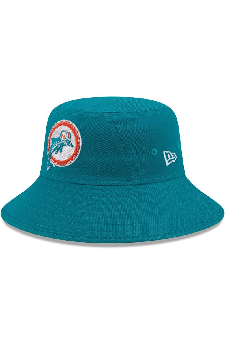 New Era Men's New Era Aqua Miami Dolphins Logo Bucket Hat | Nordstrom