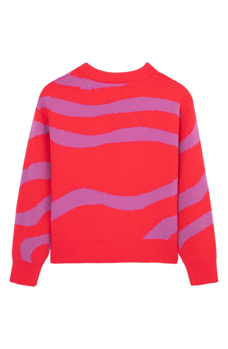 Truce Kids' Wavy Stripe Crewneck Sweater | Nordstromrack