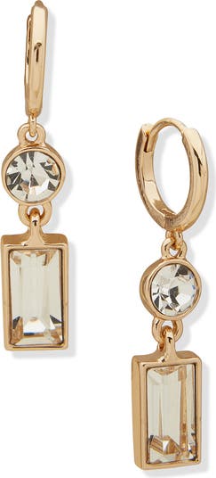 KARL LAGERFELD Double Stone Drop Earrings | Nordstromrack