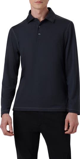 Bugatchi Long Sleeve Performance Polo | Nordstrom