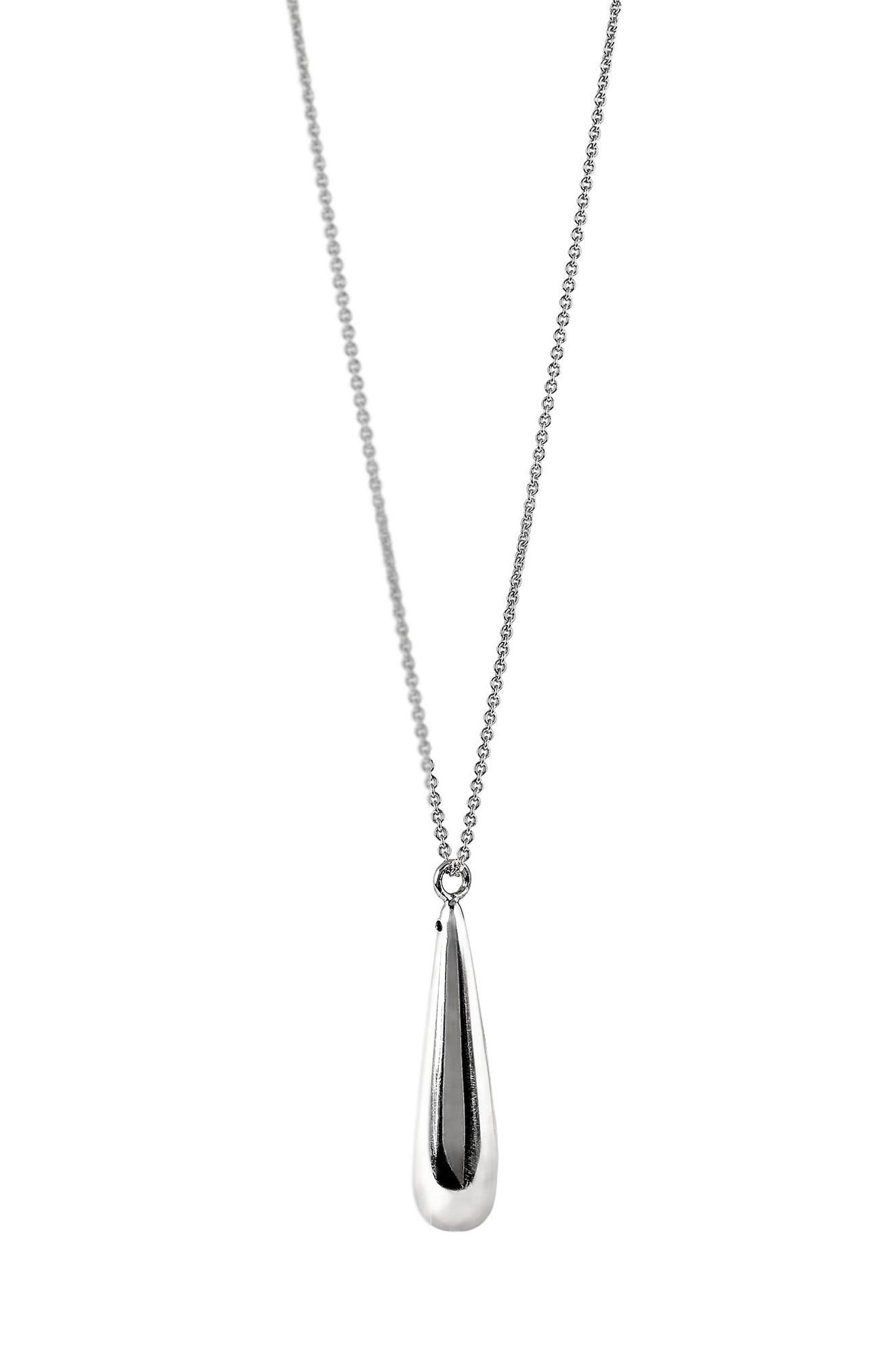 AMERICAN EXCHANGE Primavera Made in Italy Teardrop Pendant Necklace ...