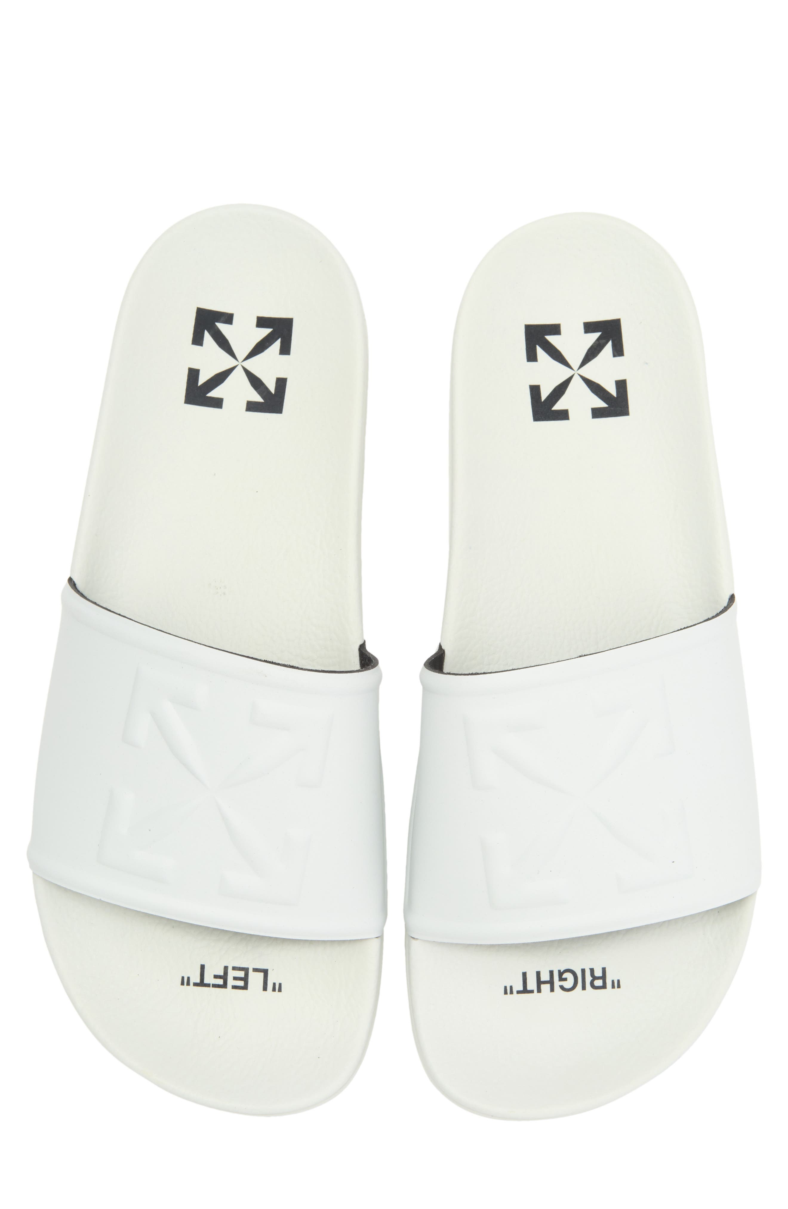 Off-White Arrow Pool Slide Sandal (Men) | Nordstromrack