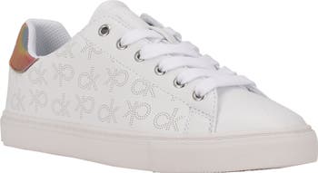 Calvin Klein Gilli Leather Lace-Up Sneaker (Women) | Nordstromrack