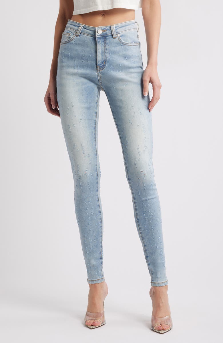 PURPLE BRAND Coated Skinny Jeans | Nordstromrack