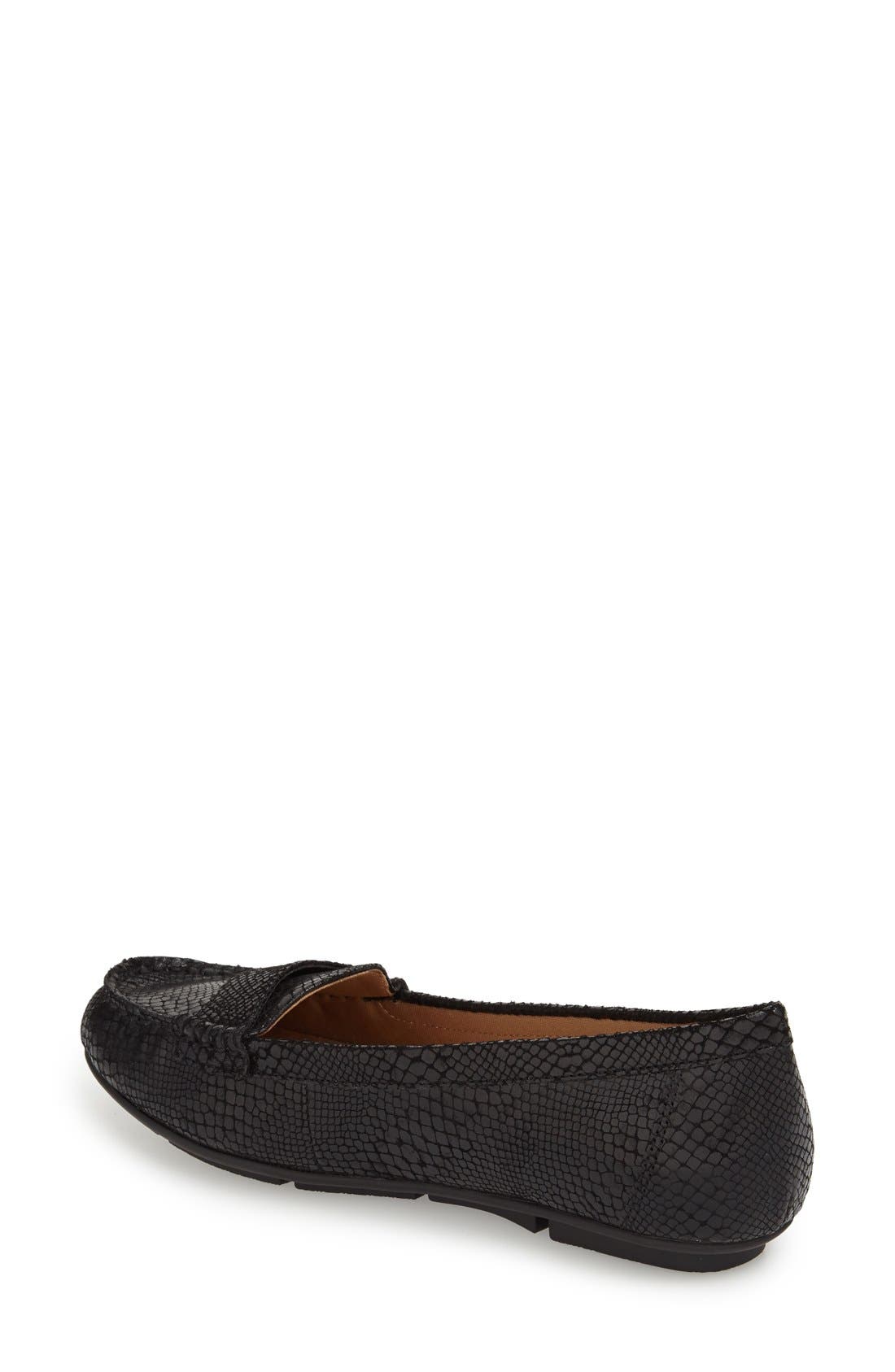 VIONIC WITH ORTHAHEEL Vionic 'Larrun' Animal Print Loafer Flat (Women ...