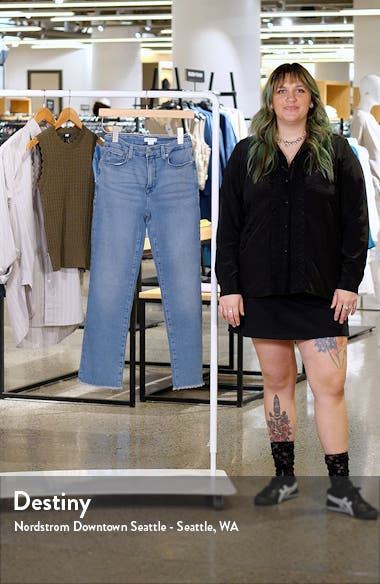 Good American Good Legs Straight Split Pocket Jeans | Nordstromrack