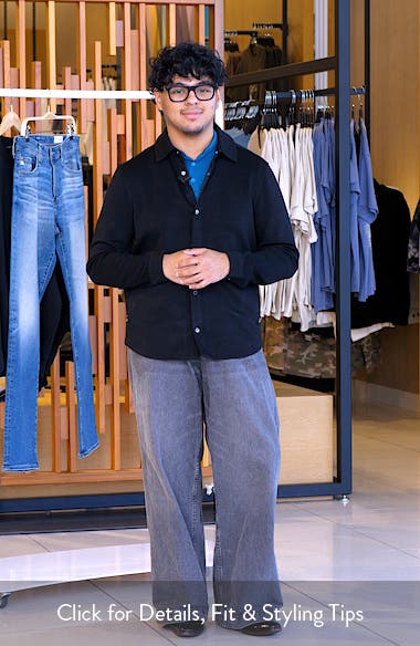 Bugatchi Soft Touch Snap-Up Shirt | Nordstrom