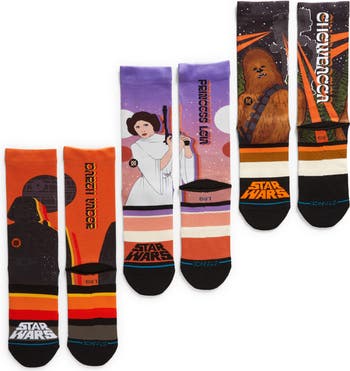 Stance x Star Wars by Jaz Assorted 3-Pack Crew Socks Box Set | Nordstrom