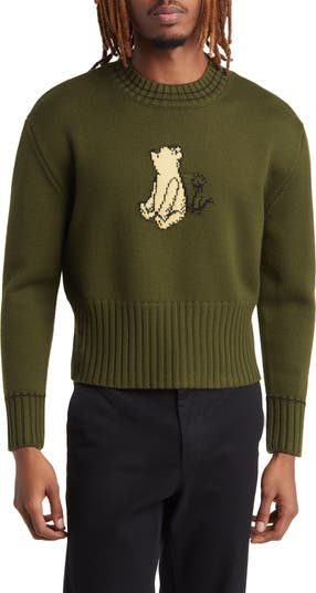 CONNOR MCKNIGHT x Disney Winnie the Pooh Intarsia Merino Wool Sweater ...