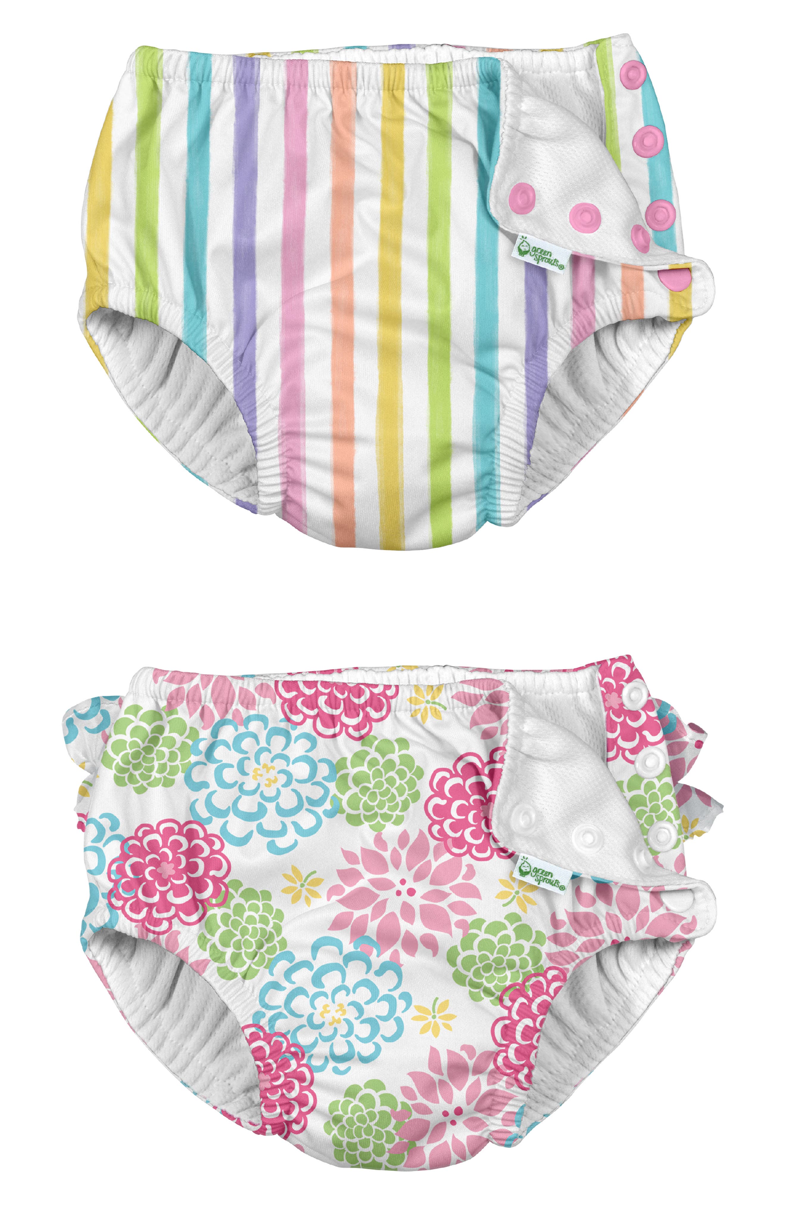 Green Sprouts Kids' Set of 2 Reusable Swim Diapers | Nordstromrack