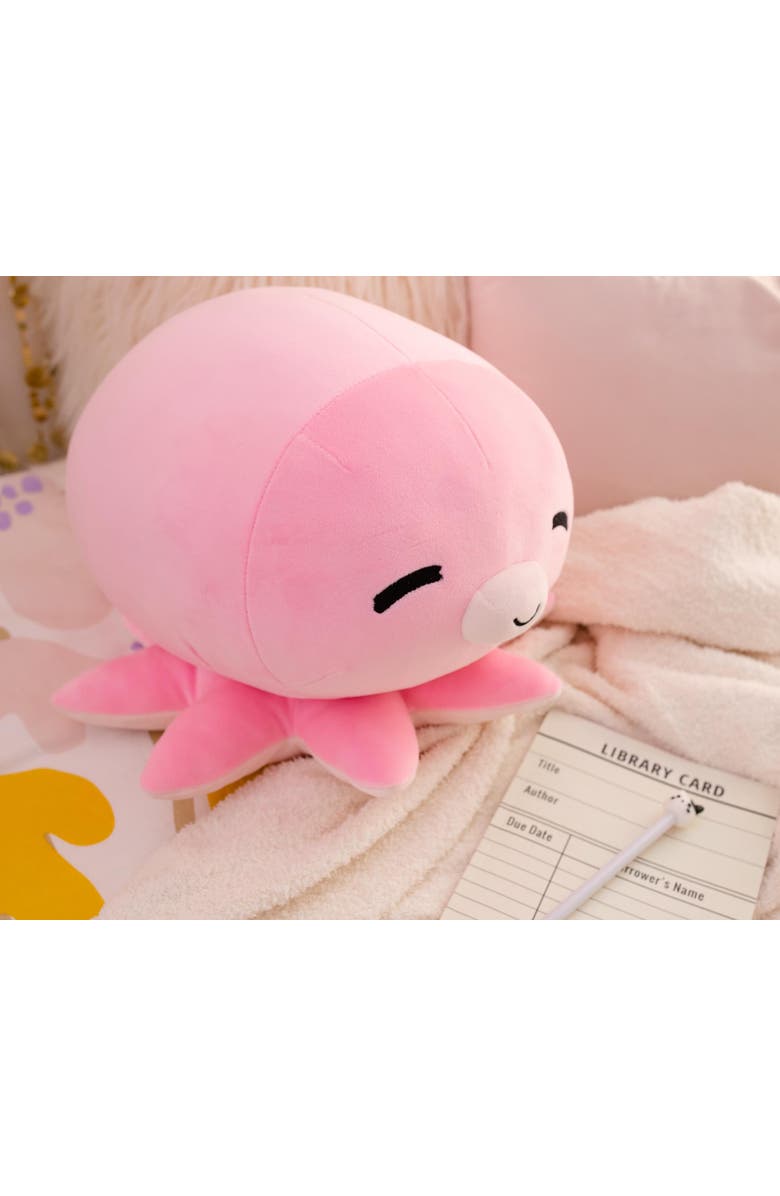 Toynk MochiOshis 12-Inch Character Plush Toy Animal Pink Octopus ...