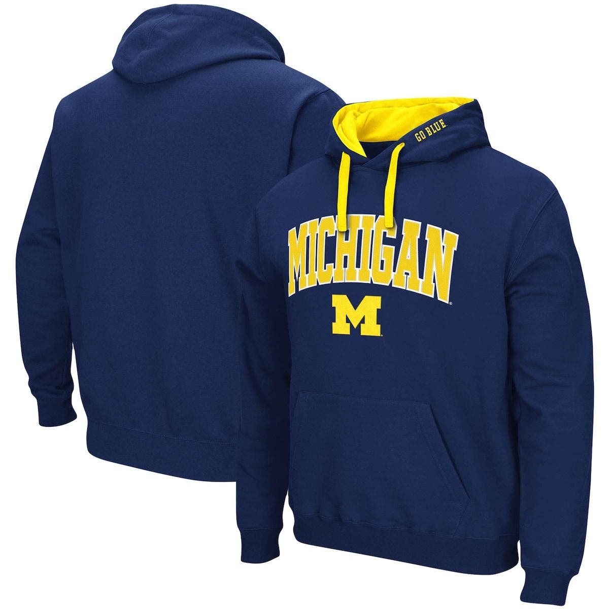 COLOSSEUM Men's Colosseum Navy Michigan Wolverines Big & Tall Arch ...