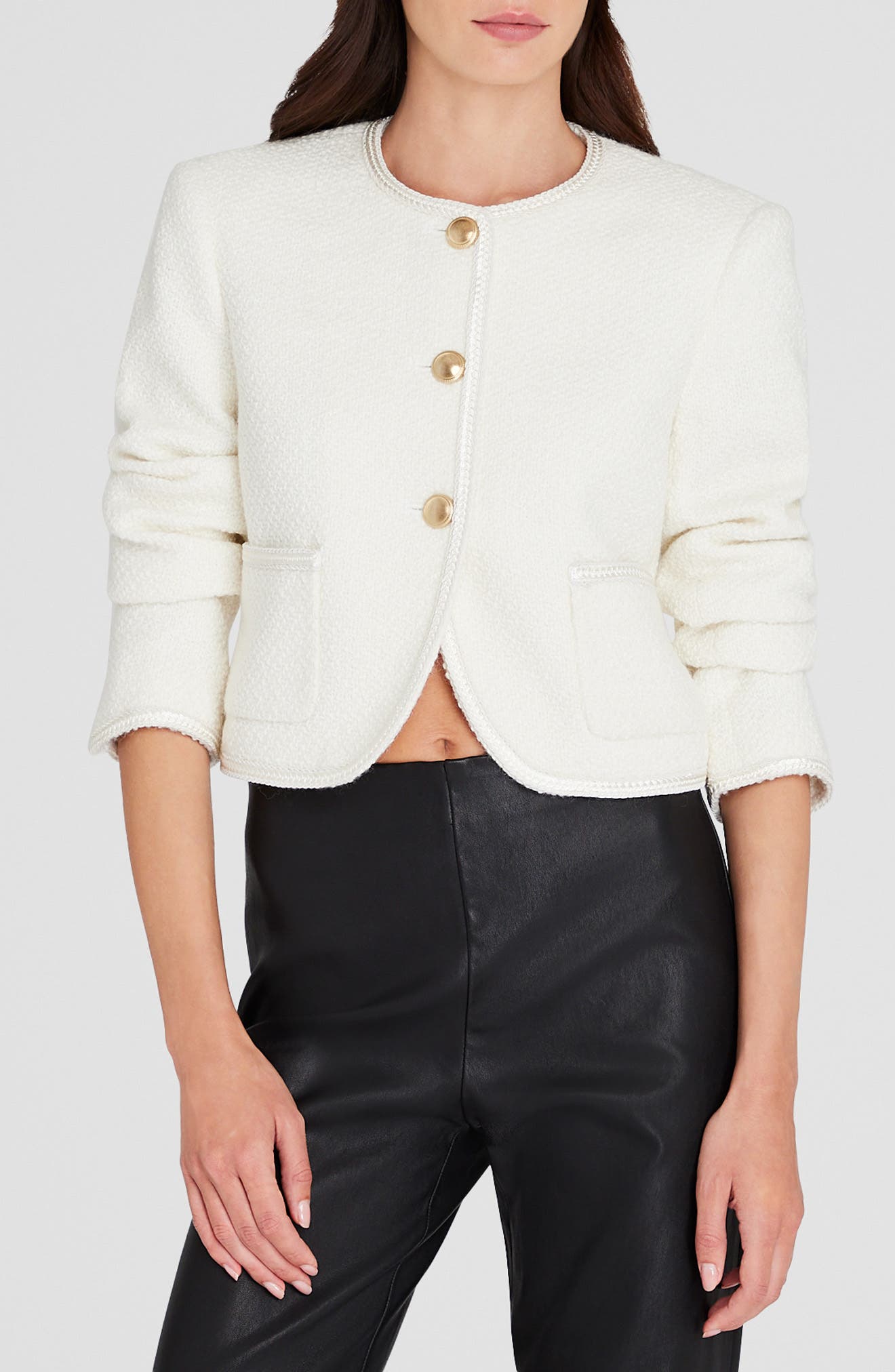 Club Monaco Tweed Cutaway Jacket | Nordstrom